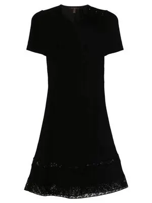 LOUIS VUITTON Louis Vuitton 1990-2000s Short-Sleeved Dress