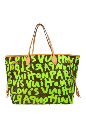 LOUIS VUITTON X Stephen Sprouse Neverfull Gm Tote Bag - Green