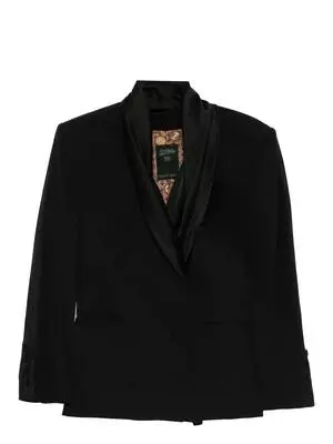 Jean Paul Gaultier Circa 1990's Wool Blazer - Black