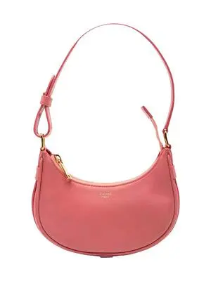 Celine 2021 Leather Ava Shoulder Bag - Pink