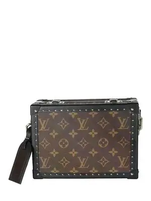 LOUIS VUITTON Monogram Macassar Clutch - Brown