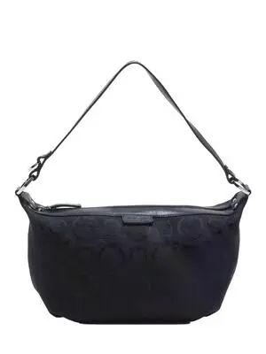 FERRAGAMO Gancini Shoulder Bag - Black