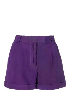 Dolce & Gabbana 2000s High-waist A-line Shorts - Purple