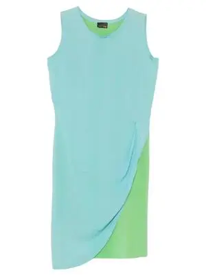 Fendi 2010s Two-tone Dress - Blue