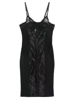 Dolce & Gabbana Lace-detailed Midi Dress - Black