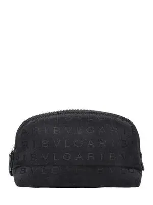 BVLGARI 2000s Logomania Pouch - Black