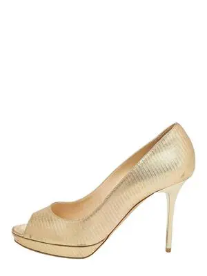 JIMMY CHOO 115mm Luna Pumps - Gold