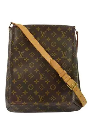 LOUIS VUITTON 2004 Musette Shoulder Bag - Brown