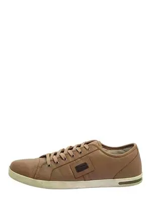 Dolce & Gabbana Leather Sneakers - Neutrals