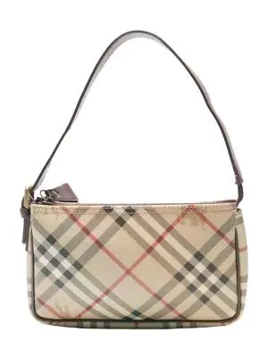 Burberry 1990-2000s Check Shoulder Bag - Neutrals