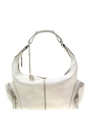 TOD'S Charlotte Leather Shoulder Bag - White