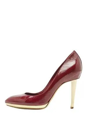 SERGIO ROSSI 90mm Patent-leather Pumps - Red