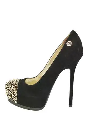 Philipp Plein 120mm Studded Platform Pumps - Blue