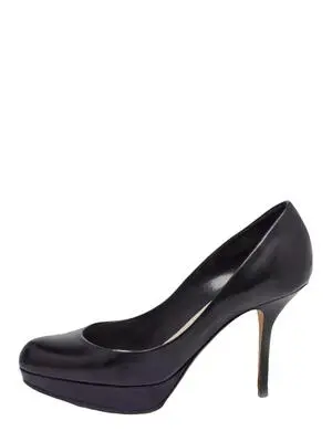 Dior Leather Platform Pumps - Black