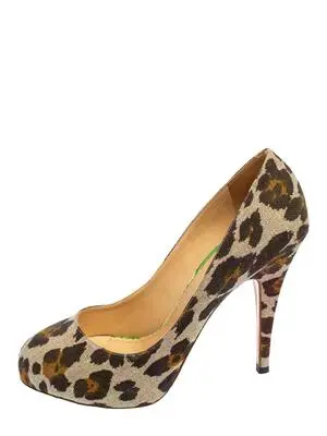 CHARLOTTE OLYMPIA 120mm Leopard-print Platform Pumps - Brown