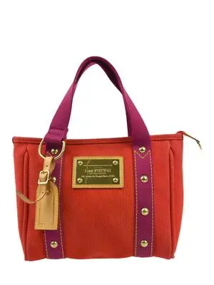 LOUIS VUITTON 2005 Antigua Cabas Pm Tote Bag - Red
