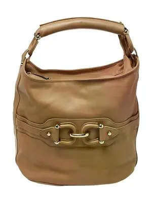 Burberry Horsebit Shoulder Bag - Brown
