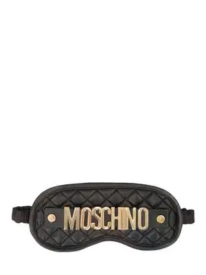 Moschino Quilted Sleeping Mask - Black
