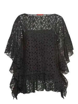 Carolina Herrera Floral-lace Top - Black