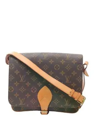 LOUIS VUITTON 1995 Cartesier Shoulder Bag - Brown