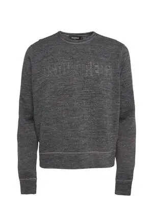 DSQUARED2 Embroidered Cotton Sweatshirt