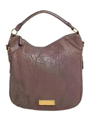 MARC JACOBS Textured Leather Shoulder Bag