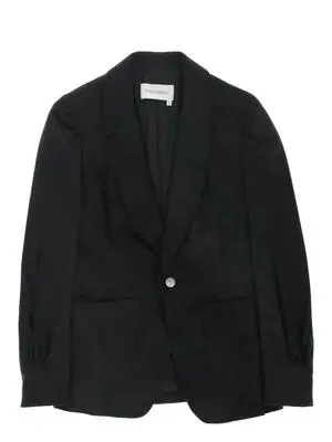 Saint Laurent Pre-owned 2000s Single-breasted Blazer - Grey