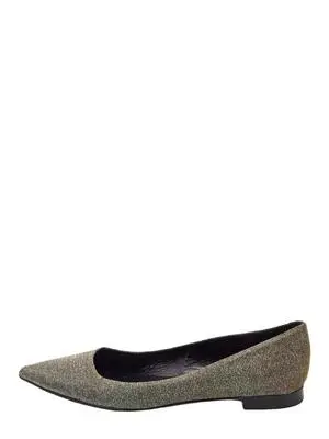 Saint Laurent Lurex Detailing Ballet Flats - Grey