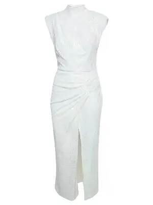 IN THE MOOD FOR LOVE Draping-effect Dress - White