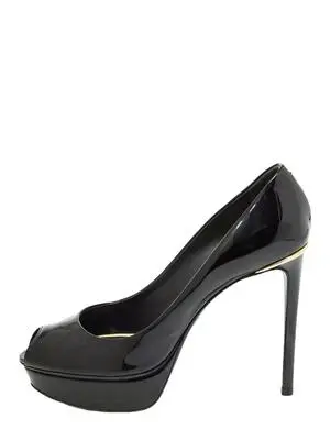 LOUIS VUITTON Platform Peep-toe Heels - Black