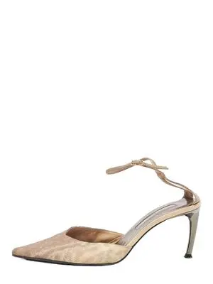 SERGIO ROSSI 85mm Pointed-toe Pumps - Neutrals