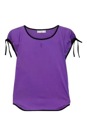 Saint Laurent 1990-2000s Short-sleeve Top - Purple