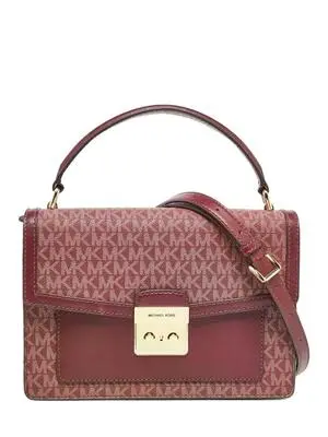 Michael Kors Monogram-pattern Shoulder Bag - Red