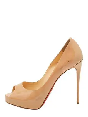 CHRISTIAN LOUBOUTIN 120mm Leather Pumps - Neutrals