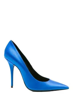 Saint Laurent 110mm Marilyn Pumps - Blue