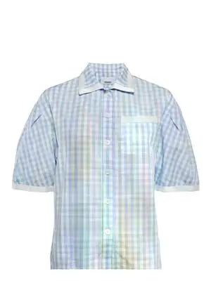 Burberry Check-print Shirt - Blue