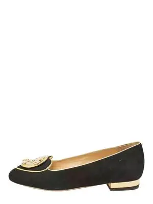 CHARLOTTE OLYMPIA Embroidered Ballet Flats