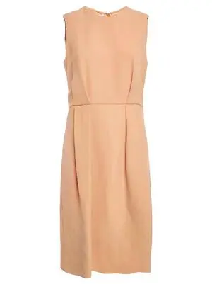 Marni Pleated Midi Dress - Neutrals