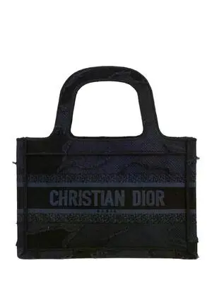 Dior Small Book Tote Handbag - Blue