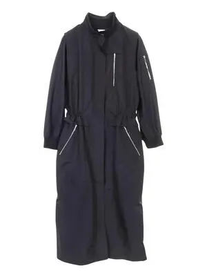 Hermès 2010s Zip-fastening Coat - Blue