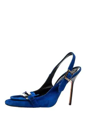 Manolo Blahnik 120mm Slingback Pumps - Blue