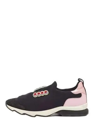 Fendi Studded Sneakers - Black