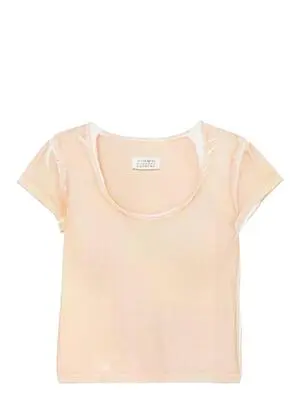 MAISON MARGIELA 2010s Cotton T-shirt - Neutrals
