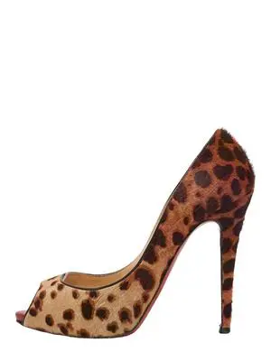 CHRISTIAN LOUBOUTIN 120mm Very Prive Leopard-print Pumps - Neutrals