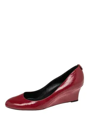Gucci 85mm Wedge Pumps - Red