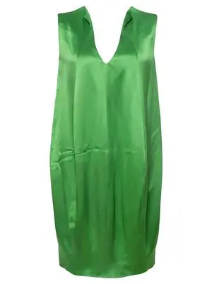 Alexander McQueen Silk Dress - Green