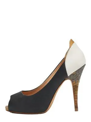 GIUSEPPE ZANOTTI 100mm Peep-toe Pumps - Black