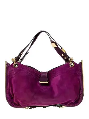 JIMMY CHOO Suede Tote Bag - Purple