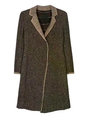 Prada 2000s Wool Coat - Brown