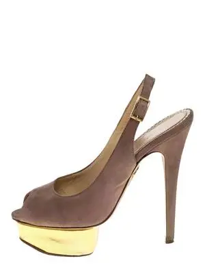 CHARLOTTE OLYMPIA 150mm Slingback Pumps - Neutrals